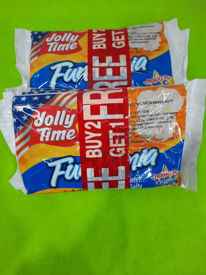 Jual POPCORN JOLLY TIME FUN MANIA 100gr BUY 2 GEET 1 - Jakarta Timur ...