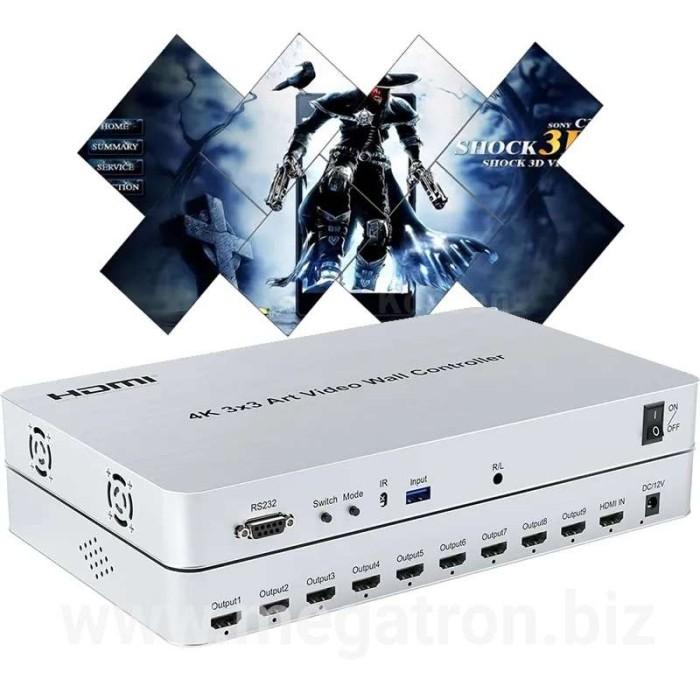 Jual 4K Art Splicing Video Wall Controller - support maksimal 9 TV ...