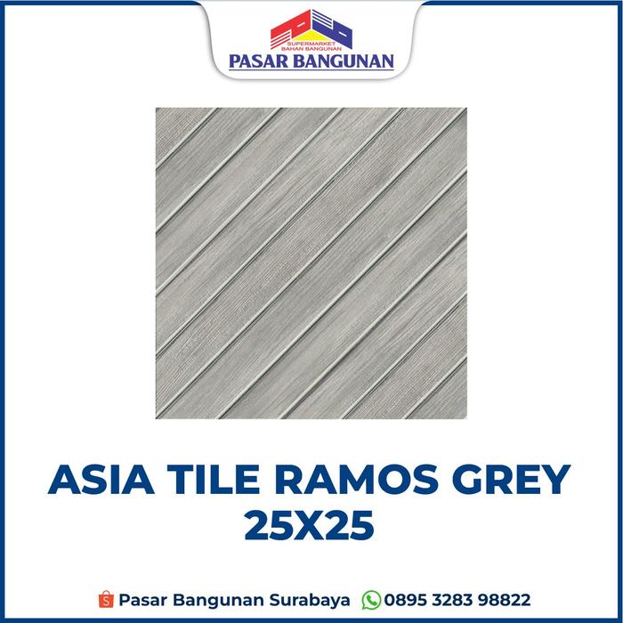 Jual Keramik Asia Tile Ramos Grey 25x25 - Kab. Gresik - Pasar Bangunan ...