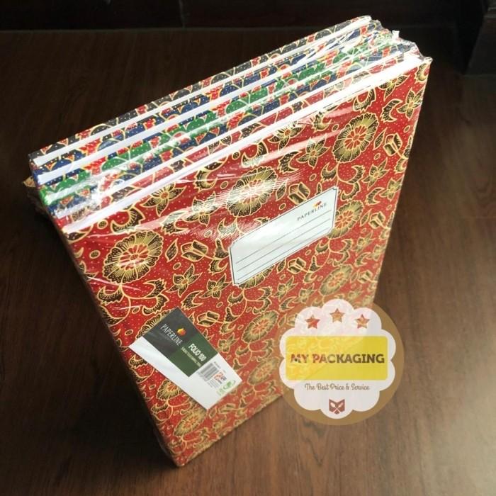 Jual 5 Buku Hard Cover Paperline Folio ukuran F4 100 Lembar Notebook 1 ...
