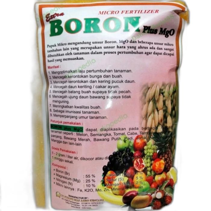Jual pupuk BORON+MGO super micro fertilizer 1kg - Jakarta Barat ...