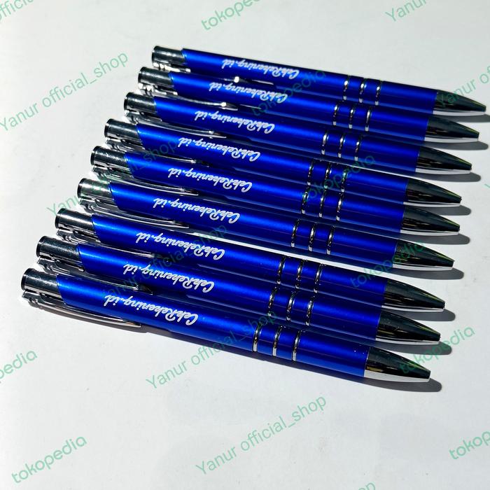 Jual Pulpen/Ballpoint/Bolpen/Pen Biru/Pulpen custom/Sablon pulpen ...