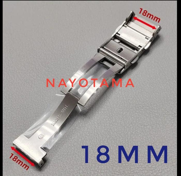 Jual Watchdis Wetsuit Ratchet Diver Extension Clasp Buckle - 18mm ...