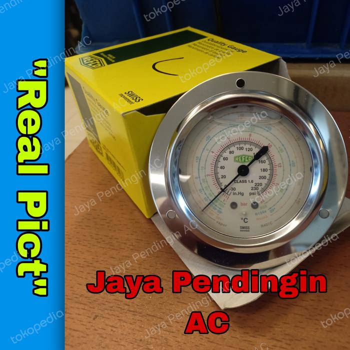 Jual LOW PRESSURE GAUGE -REFCO (model payung) / Meteran Refco with oil - Jakarta Barat - Jaya ...