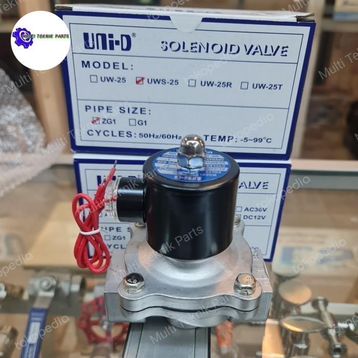 Jual UNI-D Solenoid Valve Stainless 2" inch UWS-50 Normal Close 220v/24v - Jakarta Barat - Multi ...