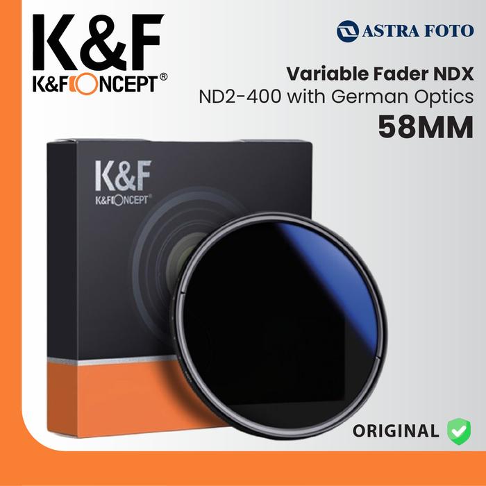 Jual KNF Concept 58mm Lens Filter Variable ND2-400 Multi Coating Filter K&F - Jakarta Pusat ...