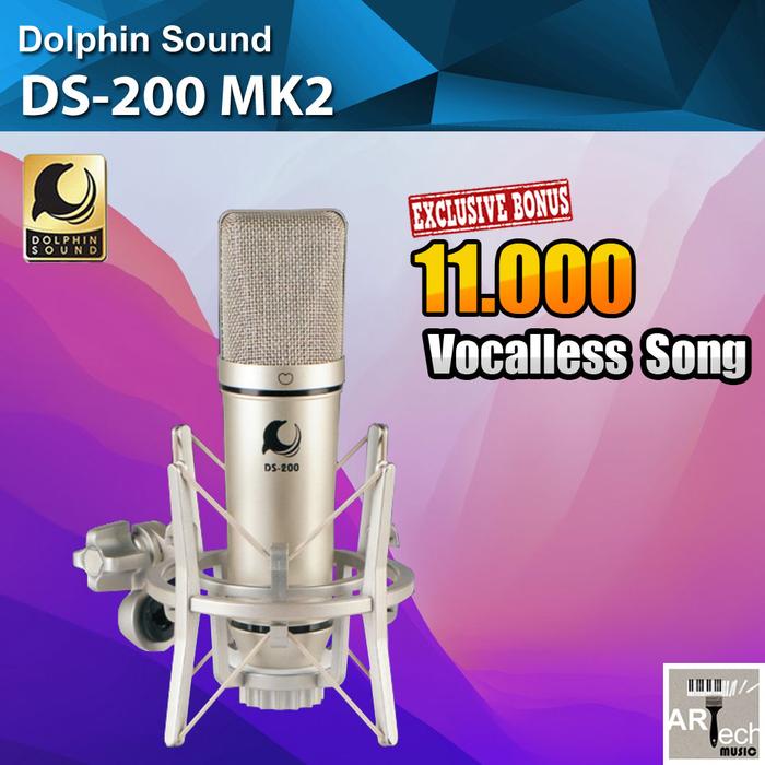 Jual Dolphin Sound DS 200 Microphone Condenser Original / Mic DS200 ...