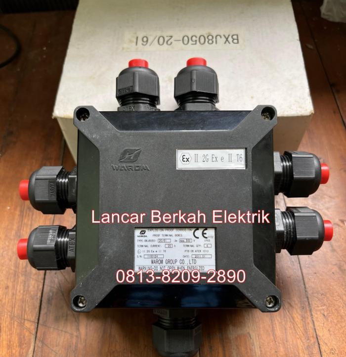Jual T-Dus Tdus Junction Box Explosion Proof WAROM BXJ8050-20/6I (7Ways ...