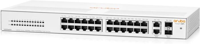 Jual ARUBA R8R50A HPE 1430-26 , 24 Port Gigabit + 2SFP Unmanaged Switch ...
