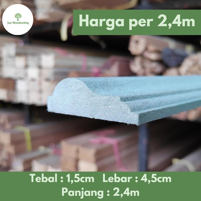 Jual JU-A23 LIST HMR HIJAU WALL MOULDING WAINSCOTING WALL PANEL ...
