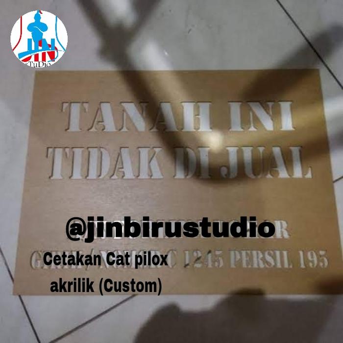 Jual Cetakan tulisan-angka cat pilox akrilik (custom) - Kota Bogor ...