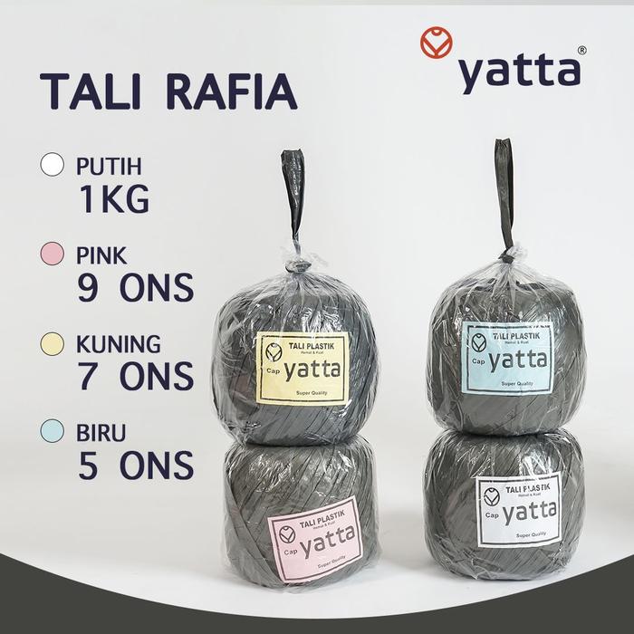 Jual Tali Rafia Yatta Hitam 1 Kg (Ball @ 15 Roll) - Jakarta Barat ...