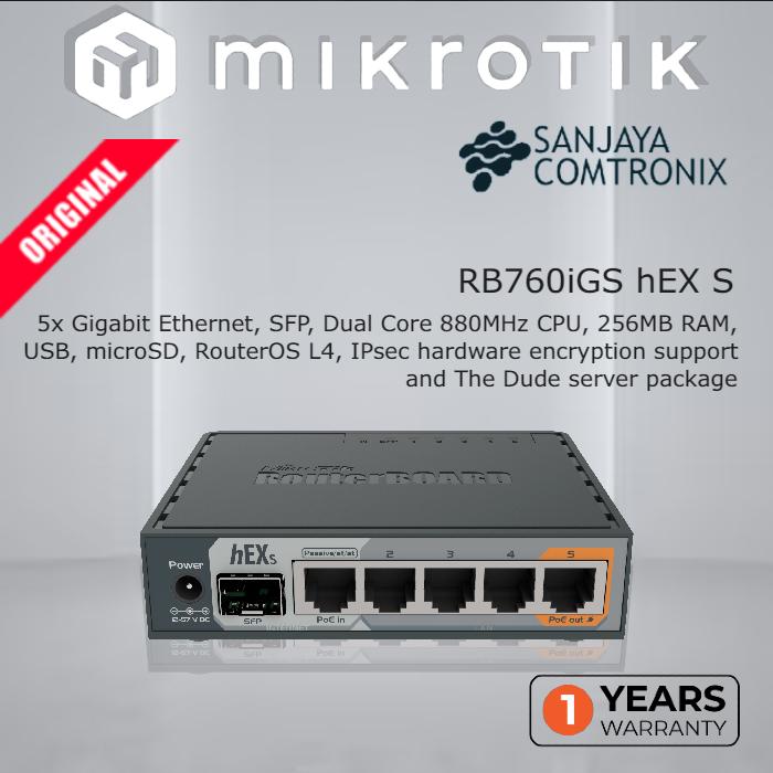 Jual Mikrotik RB760iGS (hEX S) - Jakarta Pusat - SANJAYA COMTRONIX ...