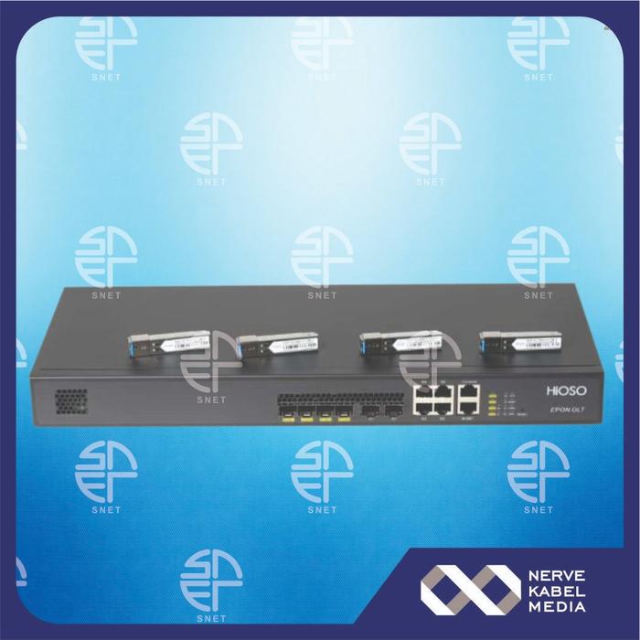 Jual HIOSO OLT EPON HA7304V 1U New 4 EPON Dual Power - SFP EPON 9dBm ...
