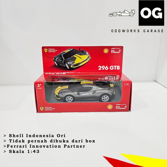 Jual Bburago Shell V-Power Models 1:43 Ferrari 296 GTB - Jakarta Barat ...