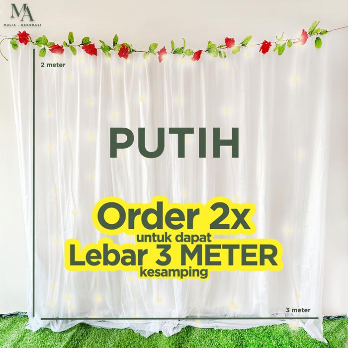 Jual Kain Dekorasi Backdrop Tiang Abutai Tile Sudah Dijahit Lamaran ...