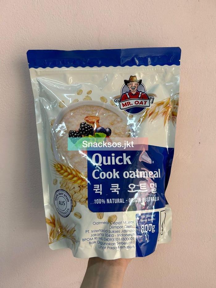 Jual [PACK] MR OAT ROLLED OATS / QUICK COOK OATMEAL / INSTANT OATMEAL ...