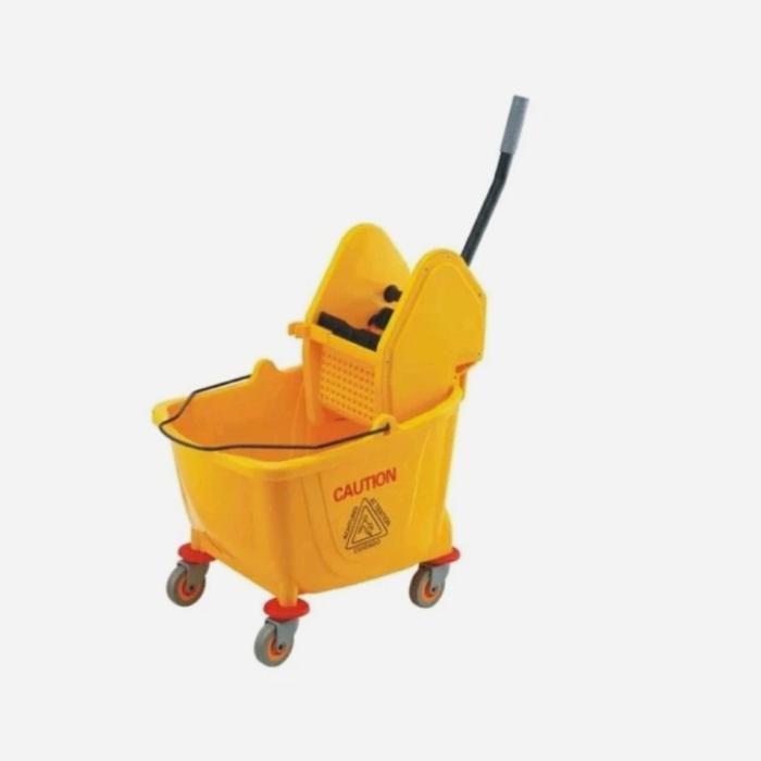 Jual single mop wringer trolley/single bucket 36 liter - Kota Tangerang ...