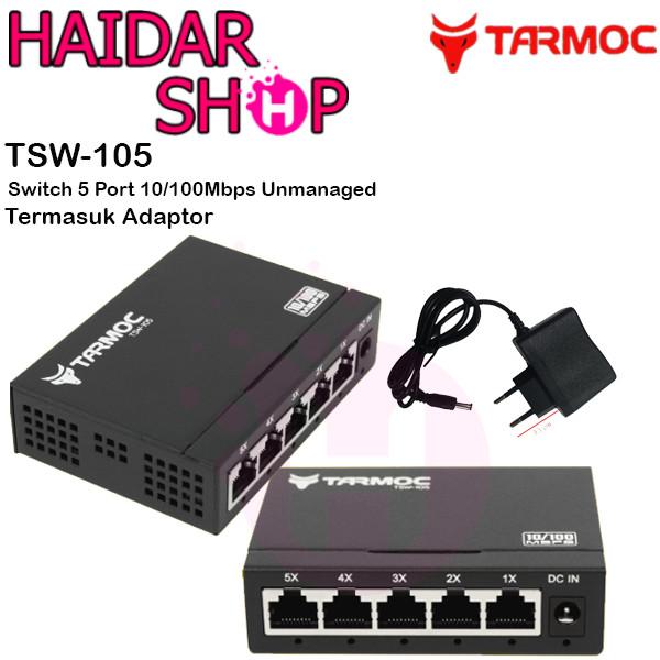 Jual Tarmoc TSW-105 Switch Unmanage 10/100 5 port Metal Case - Jakarta ...