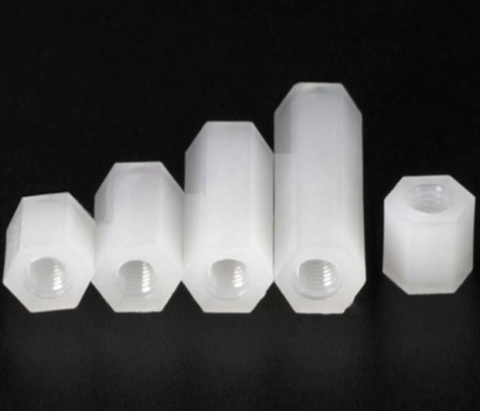 Jual White Nilon Spacer FF M3x5 mm Pilar Double Pass Standoff PCB M3 ...