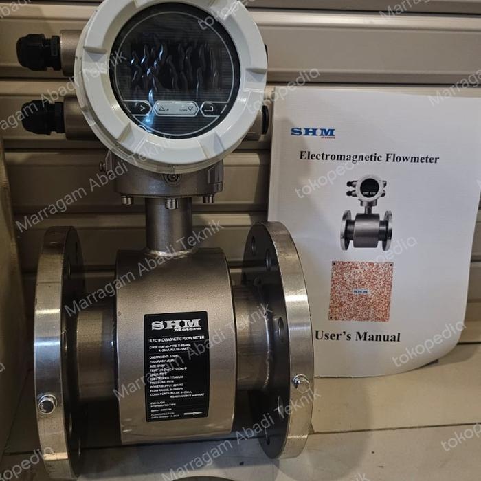 Jual shm electromagnetic 3 inch Dn 80mm|water meter shm Electromagnetic ...