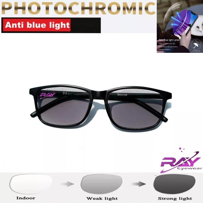 Jual Kacamata baca Progresif Bluechromic Anti Radiasi Baca & jalan ...