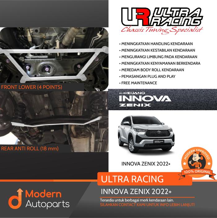 Jual PAKET Stabilizer Ultra Racing INNOVA ZENIX 2023+ F. LOWER & R.A ...