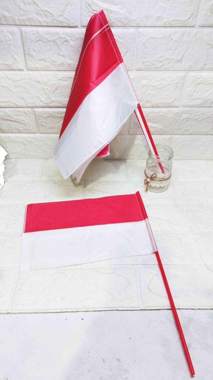 Jual (1 Pcs) Bendera KAIN Merah Putih Support Kemerdekaan RI - Jakarta ...