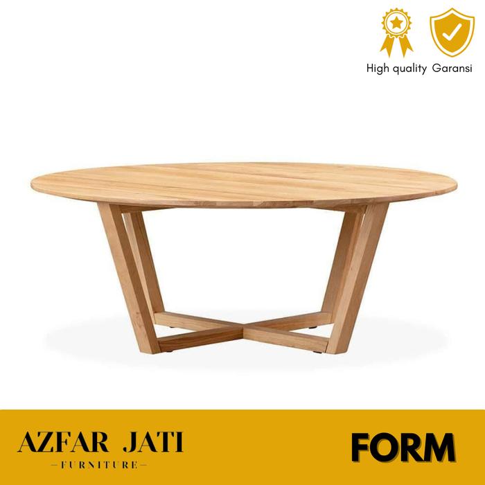 Jual Meja Tamu Minimalis Kayu Jati Form Coffee Table Aesthetic - Kab ...