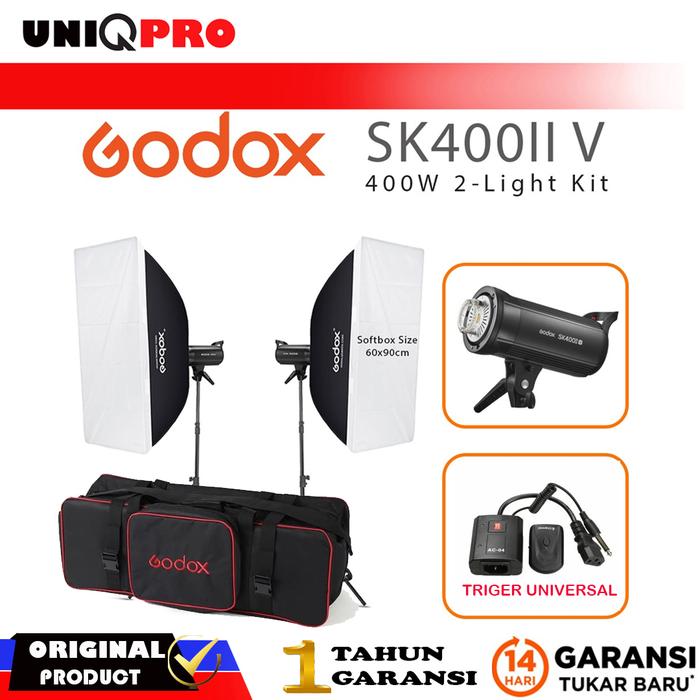 Jual Paket Lampu Flash Studio Godox SK400II V SK400IIV SK400 II V ...