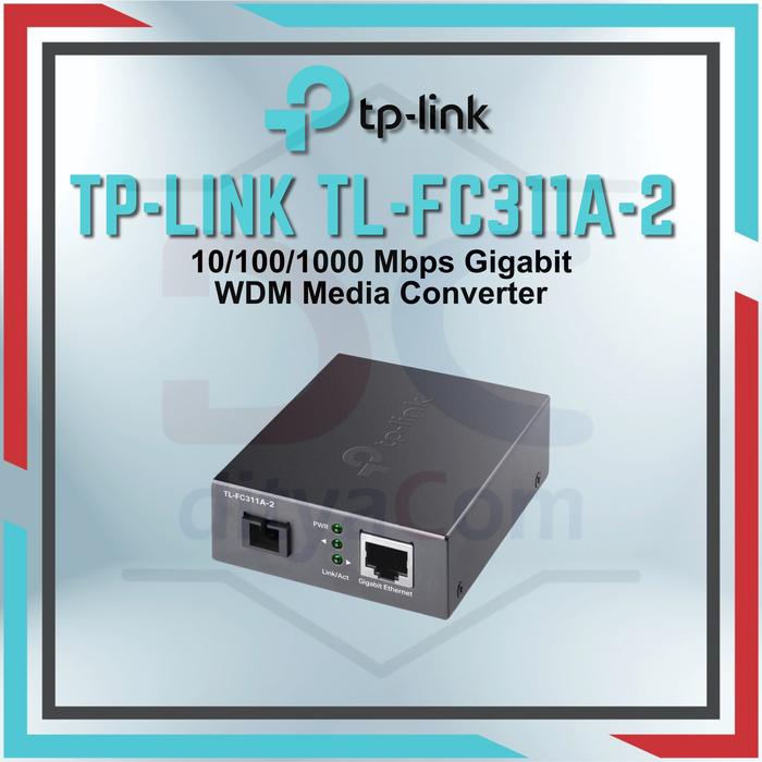 Promo TP-LINK TL-FC311A-2 GIGABIT WDM MEDIA CONVERTER - Jakarta Timur ...