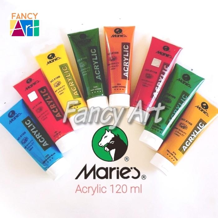 Jual Maries Acrylic Color 120ml - Scarlet - Jakarta Barat - Fancy Art ...