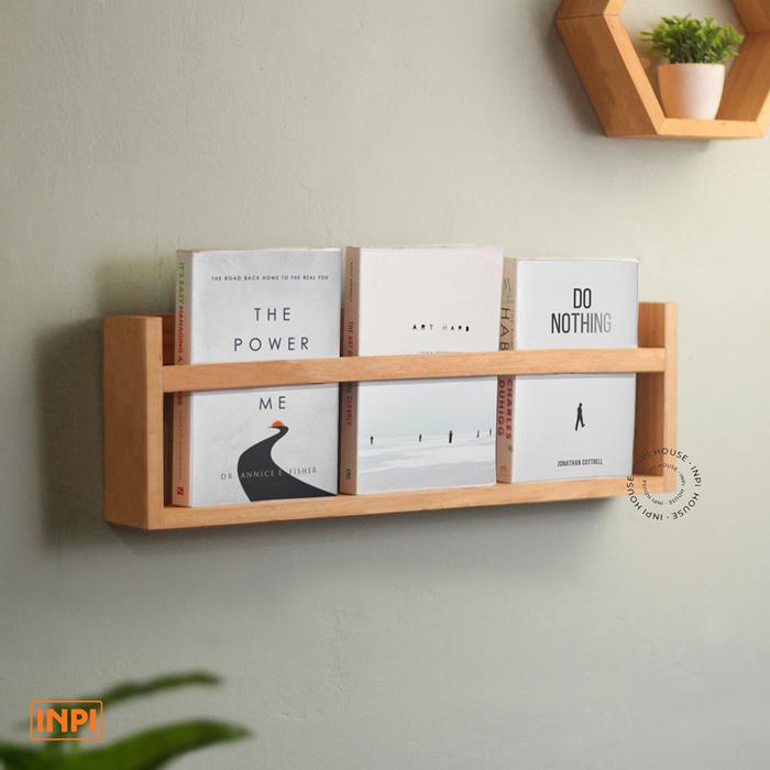 Jual Rak Dekor- Rak Pajang Dinding - Rak Buku Gantung - Hiasan Dinding ...