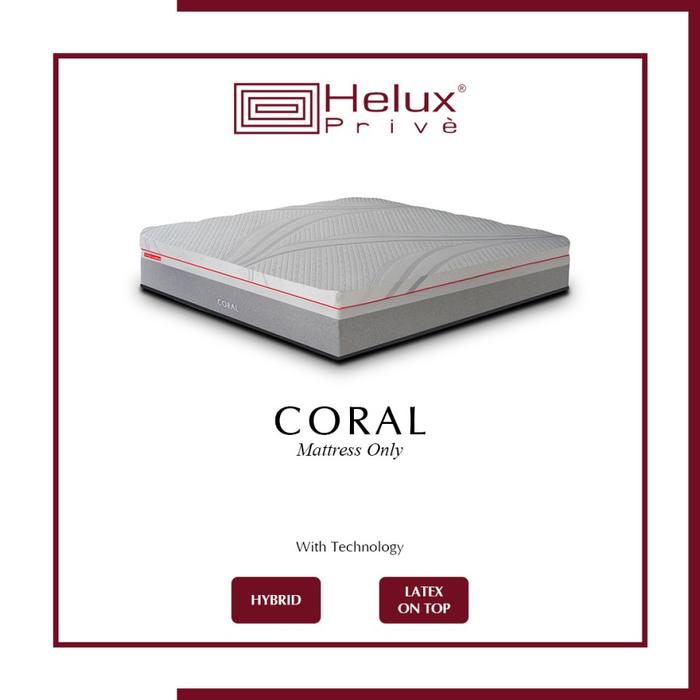 Jual Matras Kasur Latex Type Coral - Matras Only - Helux Privè - 200 x 200 - Kab. Bogor - Helux ...