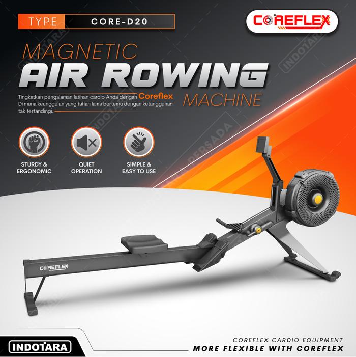 Promo Magnetic Rowing Coreflex - Air Rowing Machine CORE-D20 Cicil 0% ...