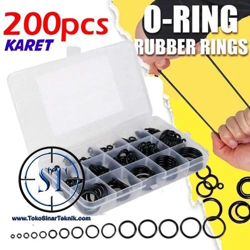 Jual 200 PCS O Ring Seal Karet ORing Rubber O-Ring Sil Tightening Part Klep - Kota Serang ...