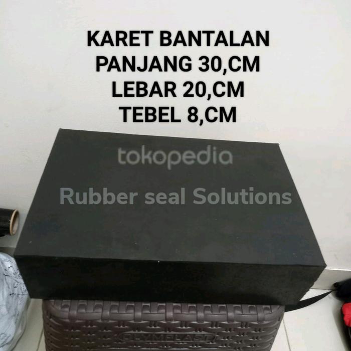 Jual Karet Bantalan Kotak 30 cm x 40 cm x 8 cm alas Peredam Getaran ...