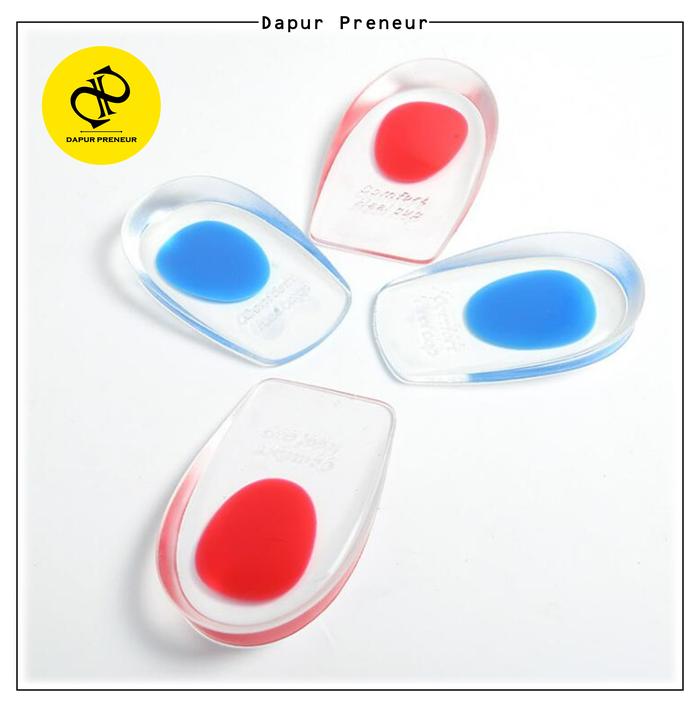 Jual Bantalan Tumit Kaki Sepatu Kesehatan Self Healing Insole Silicone ...
