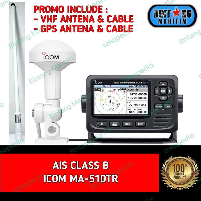 Jual AIS CLASS B ICOM MA 510 TR MA 510TR MA510TR Pengganti MA 500TR MA500TR - Jakarta Pusat ...
