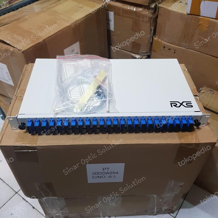 Jual otb rack 48 core SC / lengkap singlemode ukuran 1u - Jakarta Pusat ...