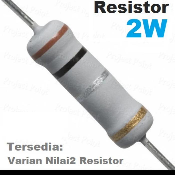 Jual Resistor 2W 5% 2K7 3K3 3K9 4K7 5K6 6K8 8K2 10K 12K 15k - 15K ...