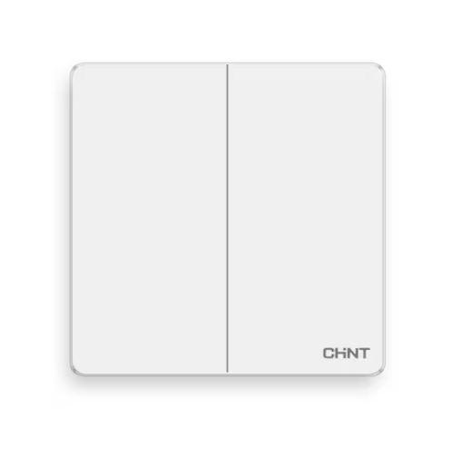 Jual CHINT NEW2M - M00300 2 Gang 1 Way Switch 10A 250V - Snowy White ...