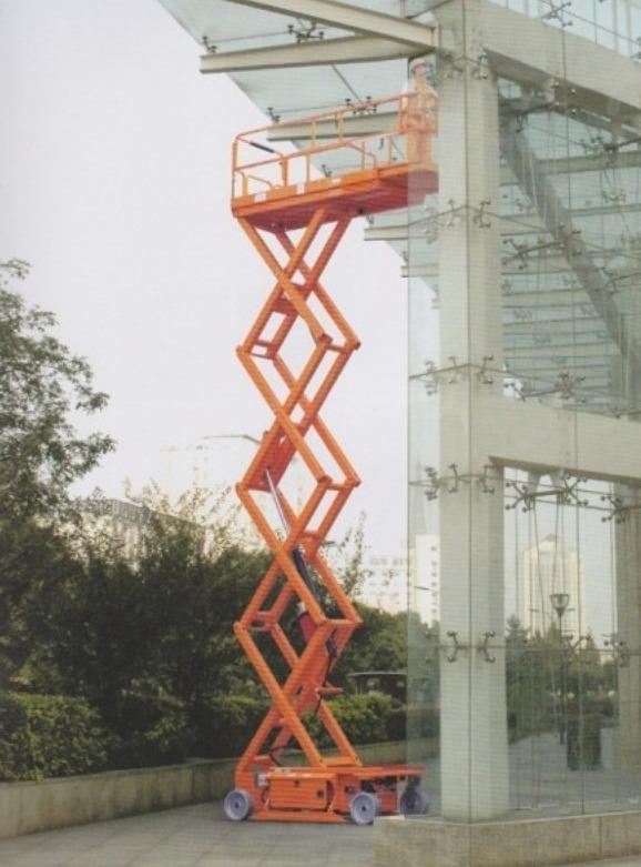 Jual scissor lift merk daltonlift jenis tangga hidrolik tinggi 16 meter ...