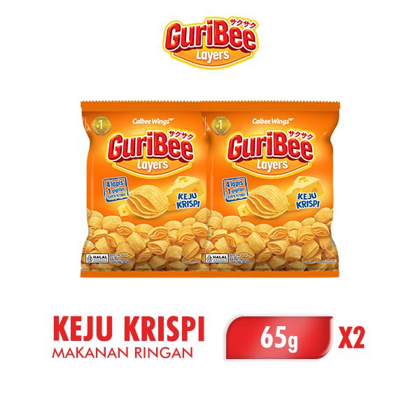Promo Guribee Layers Makanan Ringan Keju 65 gr x 2 Pcs - - Wings ...