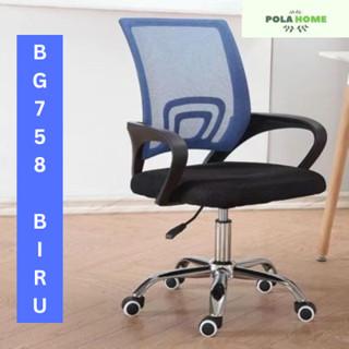 Jual Pola BG772 Kursi headrest Kursi Roda Kursi Kantor Kursi Belajar - BG758 BIRU - Kab ...