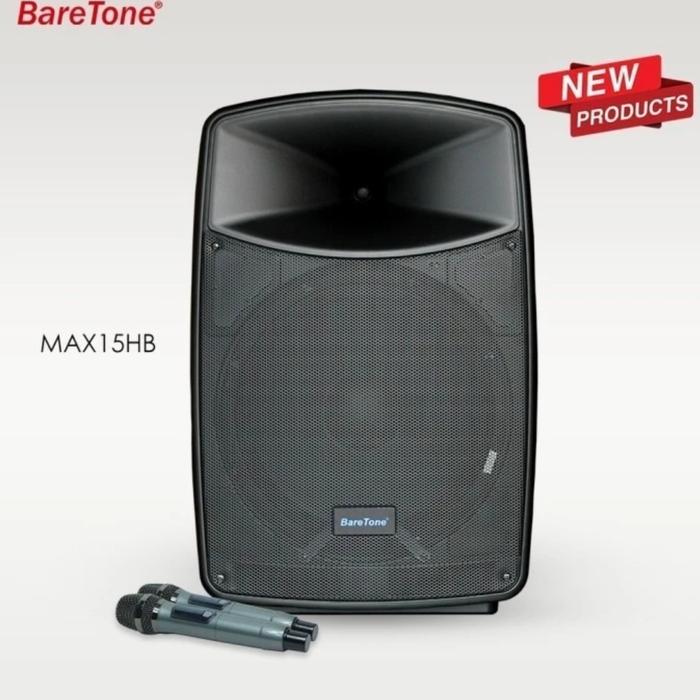Jual speaker aktif baretone max15hb max 15hb 600 watt bluetooth 15 inch ...
