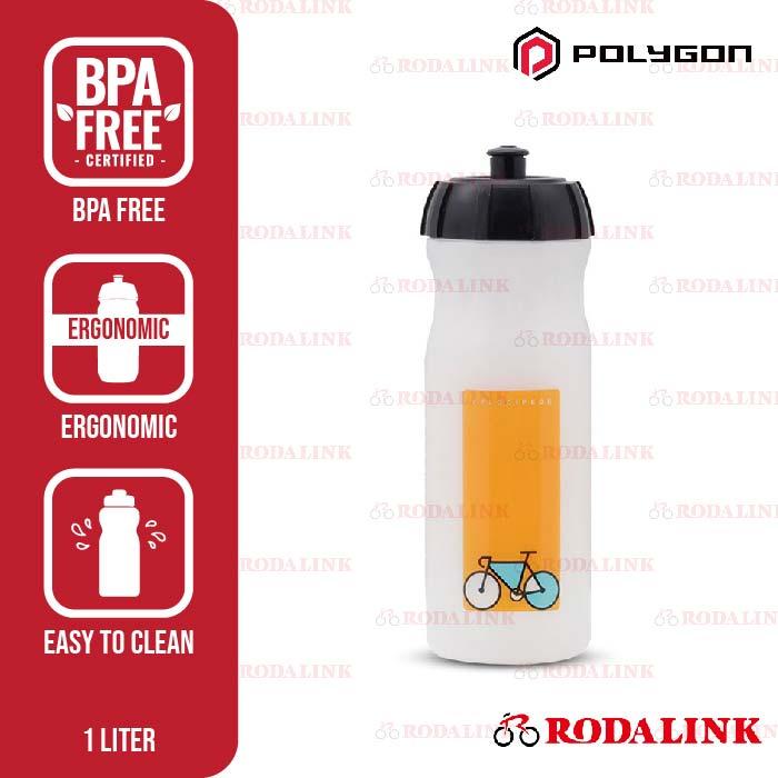 Jual Polygon Botol Minum Sepeda Cycling 1000 ml | Botol Minum Olahraga ...