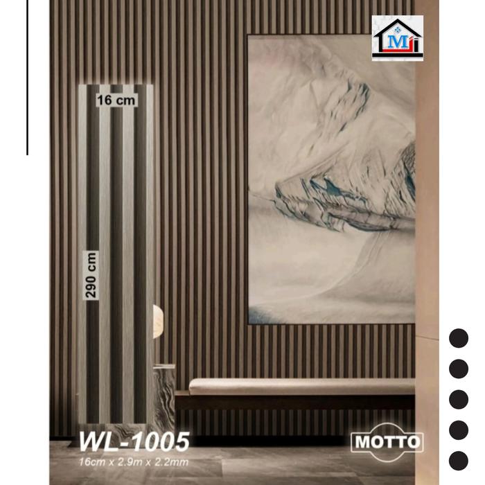Jual wall panel wpc dinding WL-1005 Motto panel/batang - Jakarta Timur ...