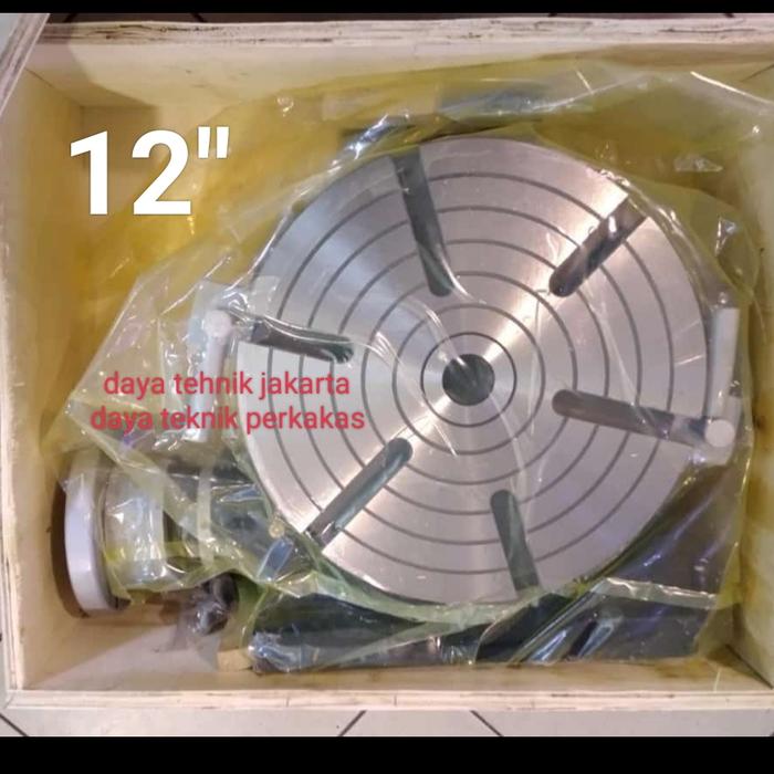 Jual rotary table 12" 300mm / rotary table driling Milling 300mm ...