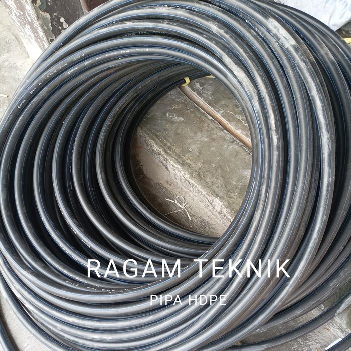 Jual Pipa HDPE 3/4" 25 mm Selang PE Hitam PDAM Eceran Meteran - Kota ...